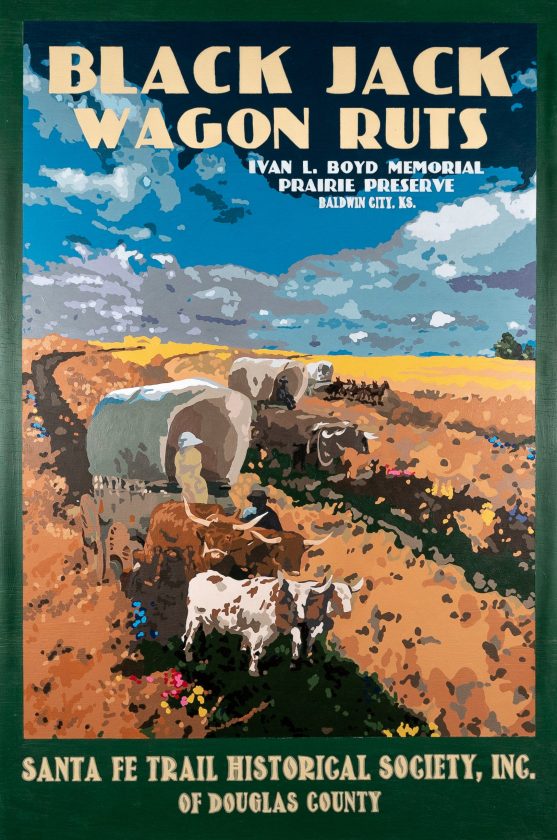 Artwork of Baldwin City historic sites available as posters, postcards ...